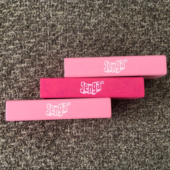 Hasbro | Toys | Rare 207 Jenga Pink Girl Edition Toysrus | Poshmark
